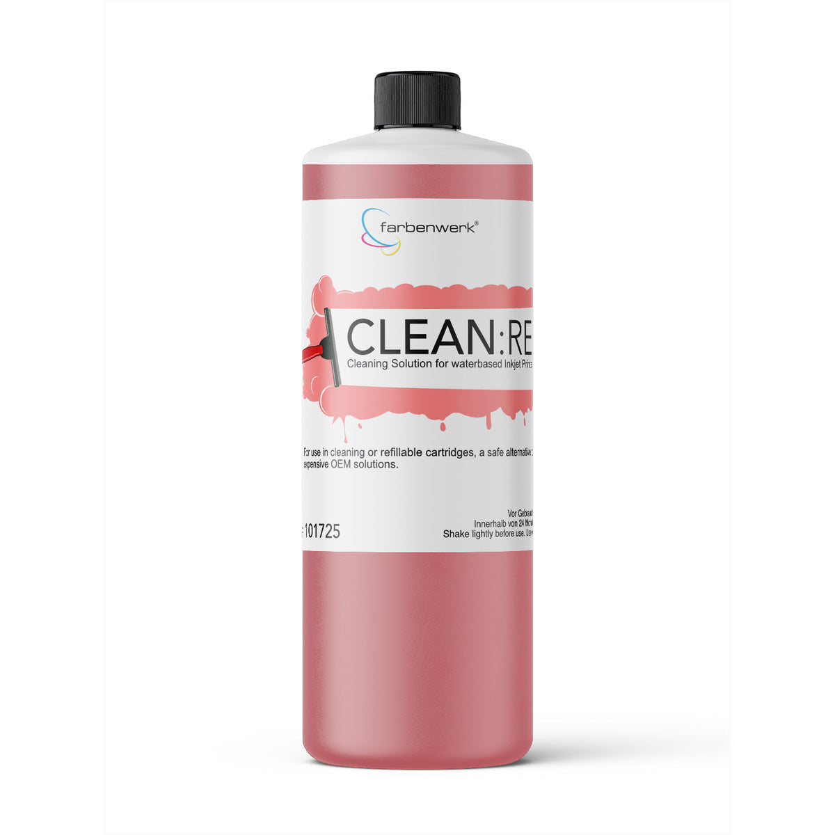 Cleaning Fluid CLEAN:RED for inkjet printer 250ml – farbenwerk