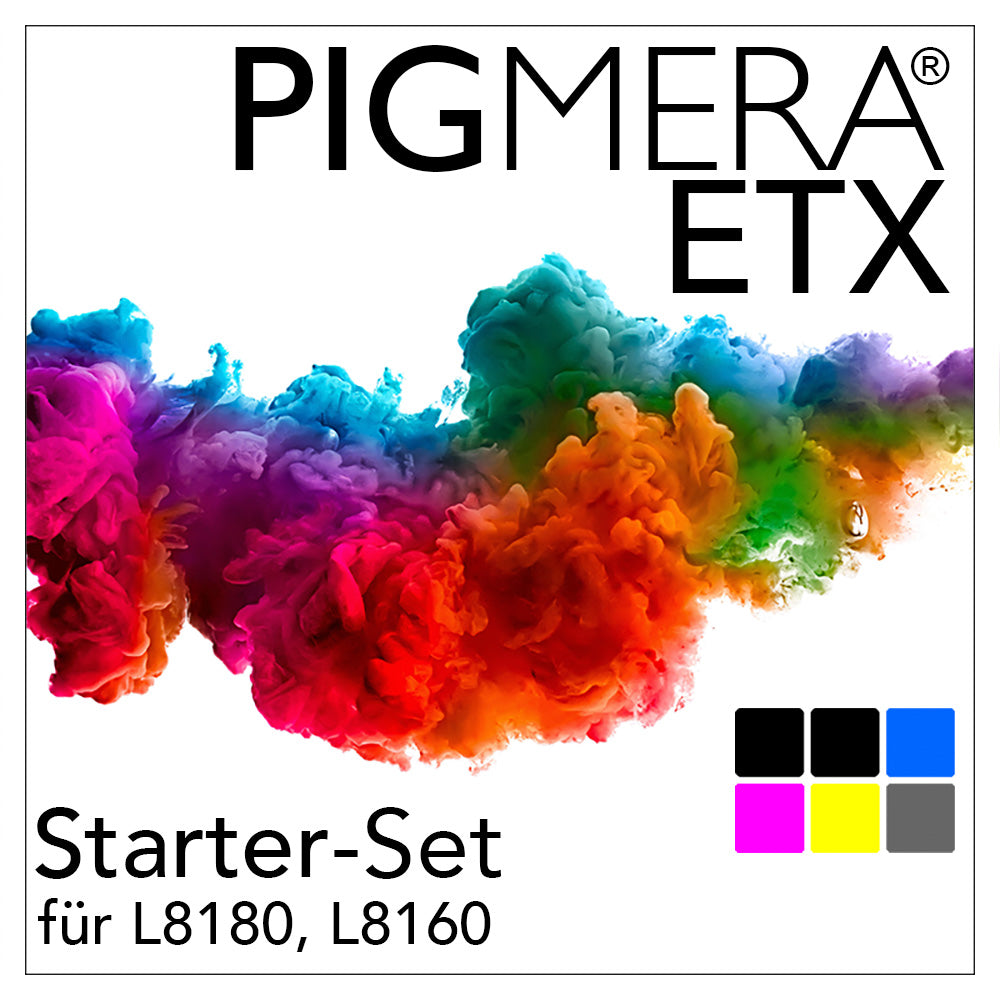 Starter-Set Pigmera ETX (Pigment) L8180, L8160 – farbenwerk
