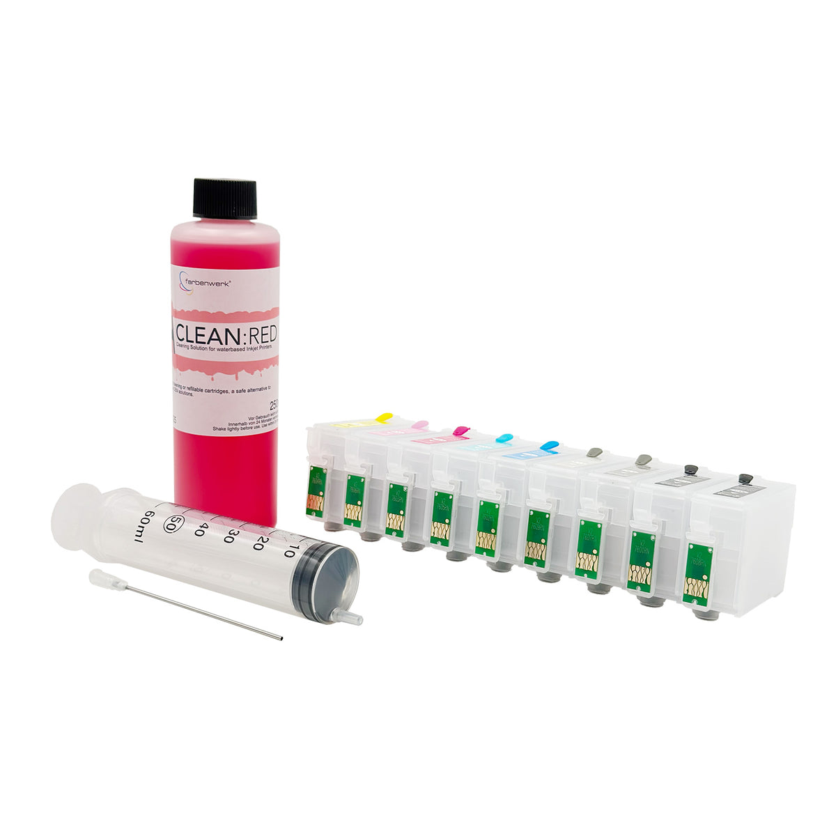 Cleaning Kit for Epson Surecolor SC-P600 T7601-T7609 – farbenwerk